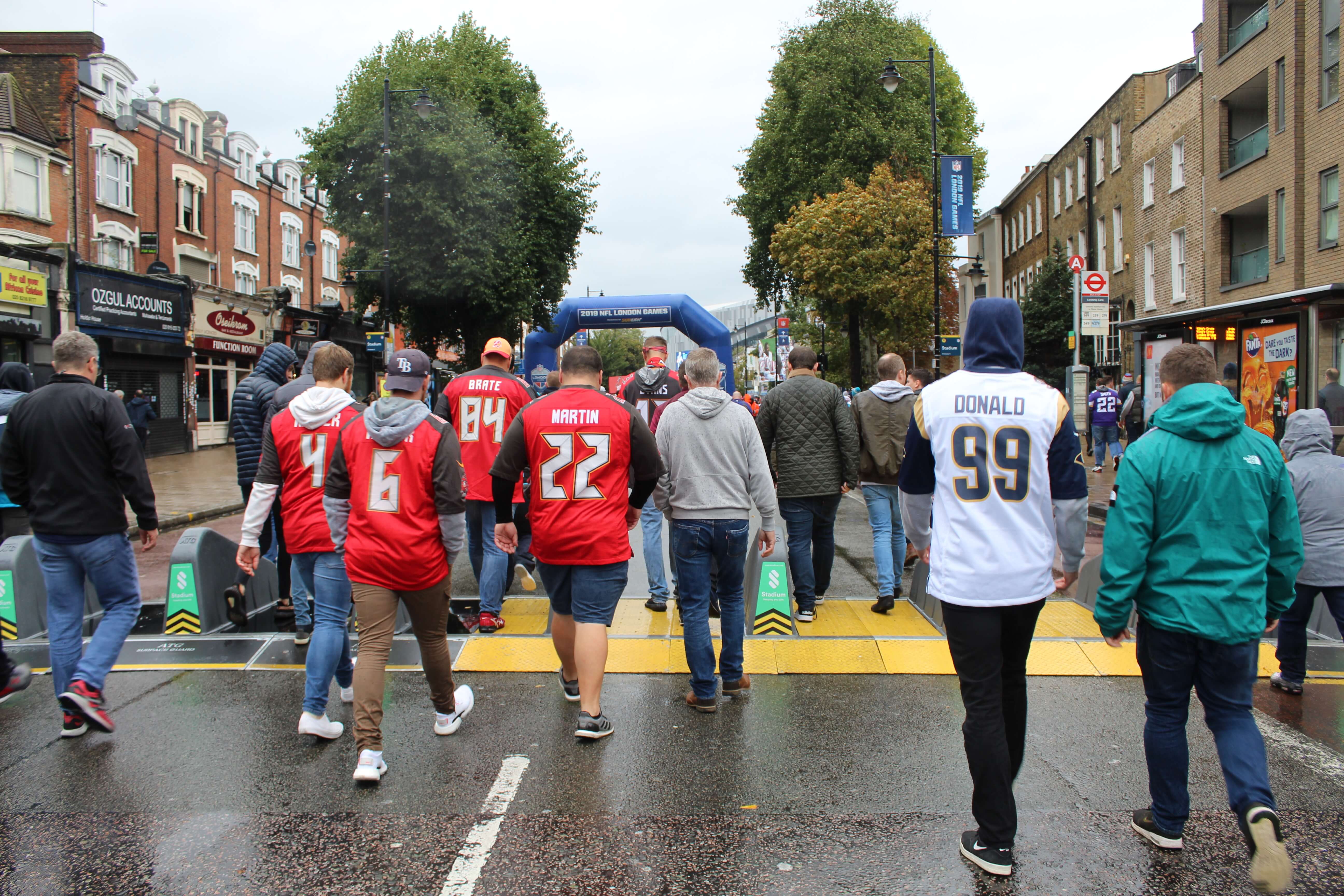 British NFL fans kept safe by Stadium - Stadium
